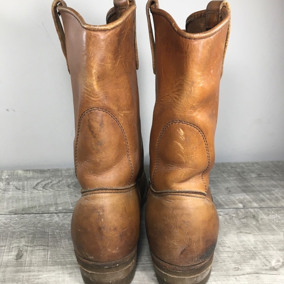 Red Wing Shoes | Shoes | Vintage Red Wing 155 Mens Leather Work Western ...